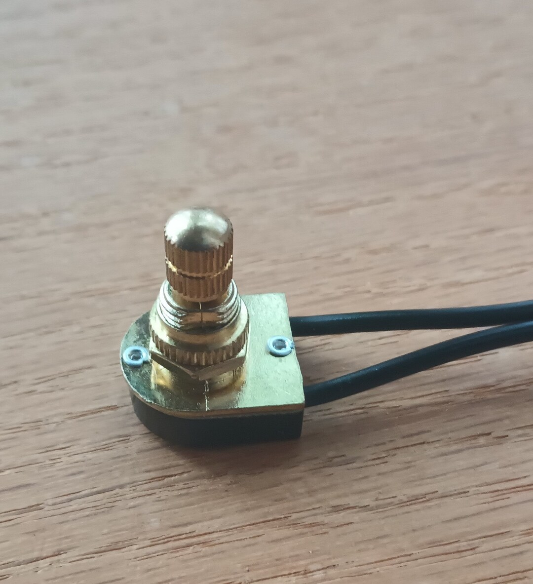 Turn Knob On/off Lamp Light Fixture Switch With Brass Finish - Etsy