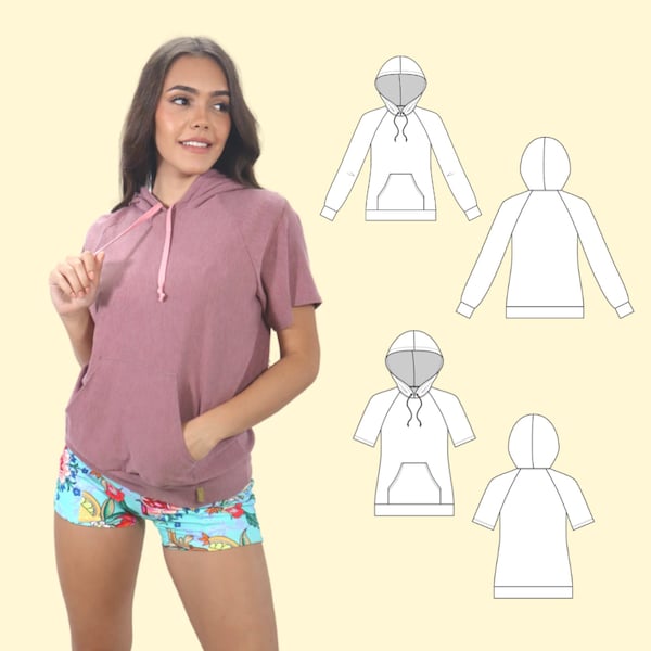 Pattern Hoodie - Etsy