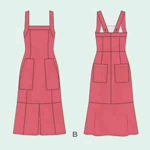Sarah Dress PDF Easy Sewing Pattern / 2 Styles / Includes US Sizes Xs ...