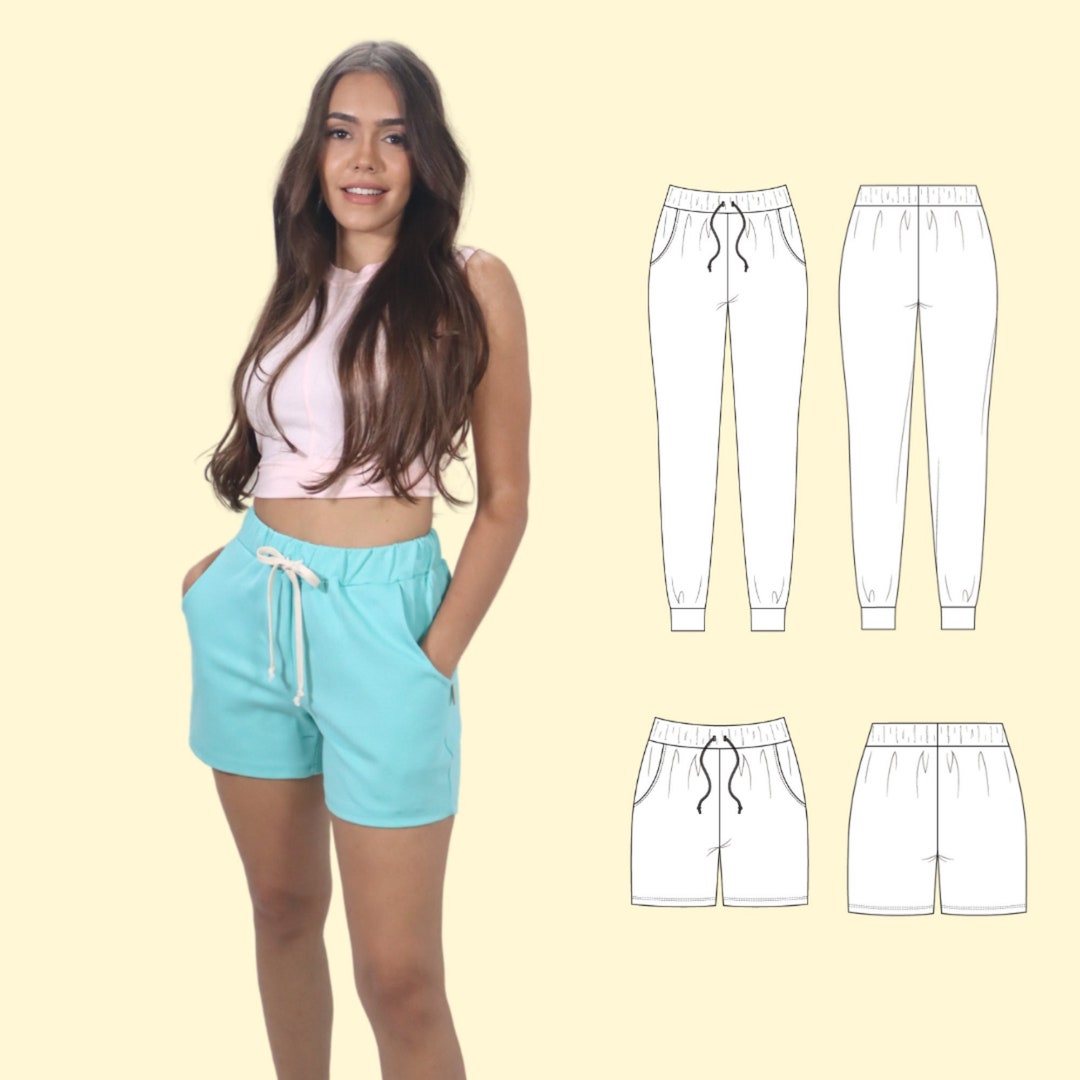 Silma Unisex Jogger PDF Sewing Pattern / 2 Styles / Includes Xs to Xxl ...