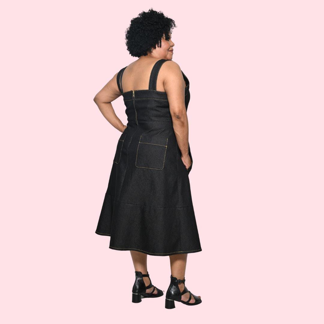 Sarah Dress PDF Easy Sewing Pattern / 2 Styles / Includes US Sizes Xs ...