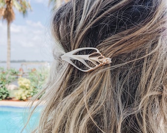 Sea Shell Hair Clips - Etsy