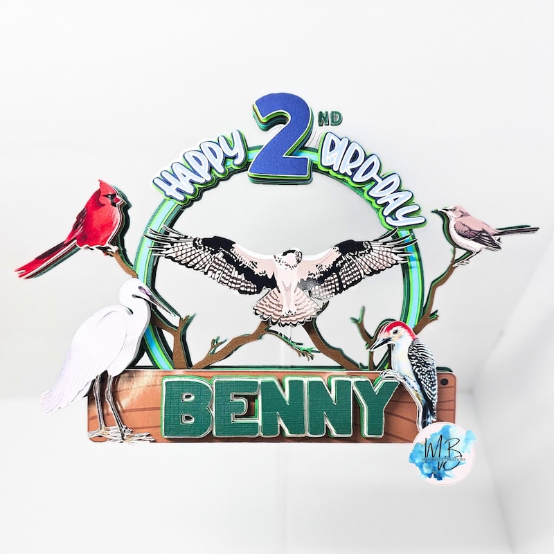 Bird Cake Topper - Etsy
