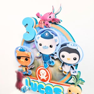 Octonauts Cake Topper, Octonauts Birthday, Octonauts Party Decoration ...