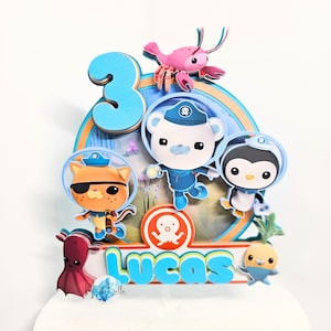 Octonauts Cake Topper, Octonauts Birthday, Octonauts Party Decoration ...