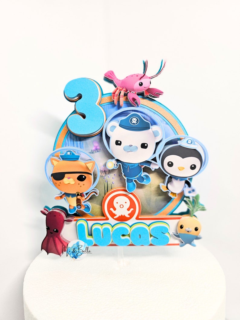 Octonauts Cake Topper, Octonauts Birthday, Octonauts Party Decoration ...