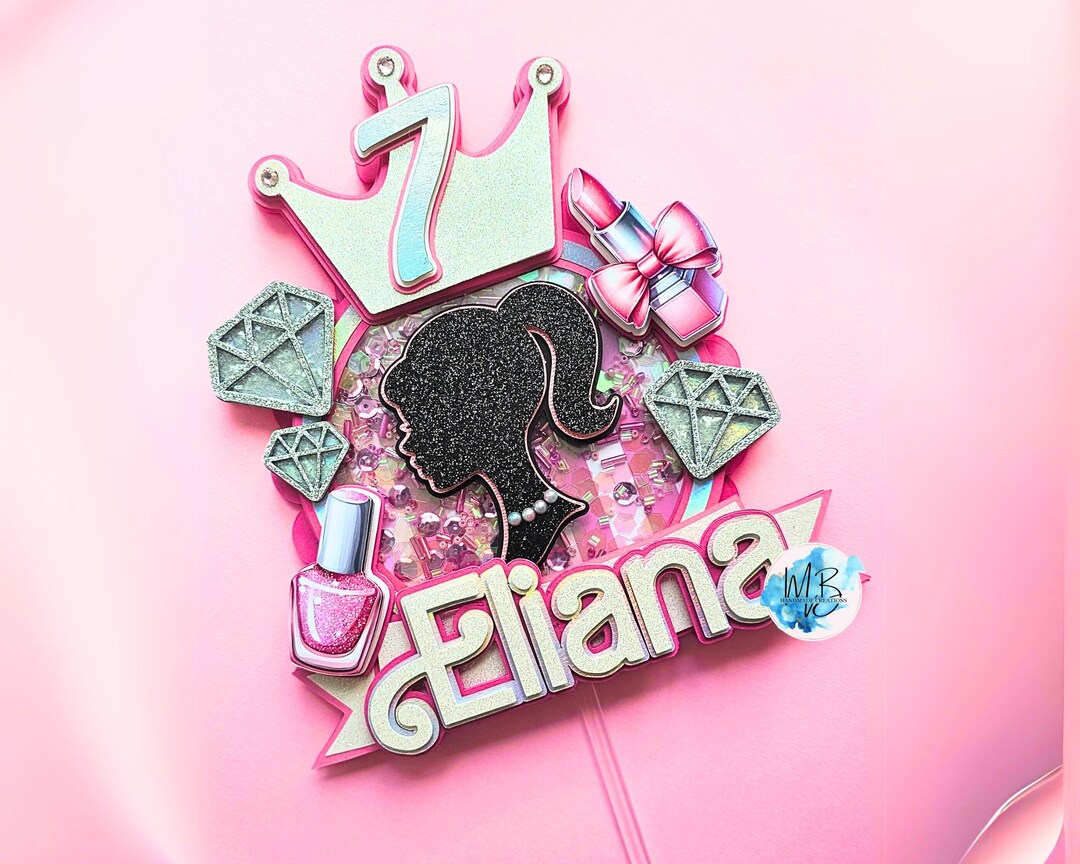 Barbie Cake Topper, Fashion Doll Cake Topper, Princess Cake Topper ...