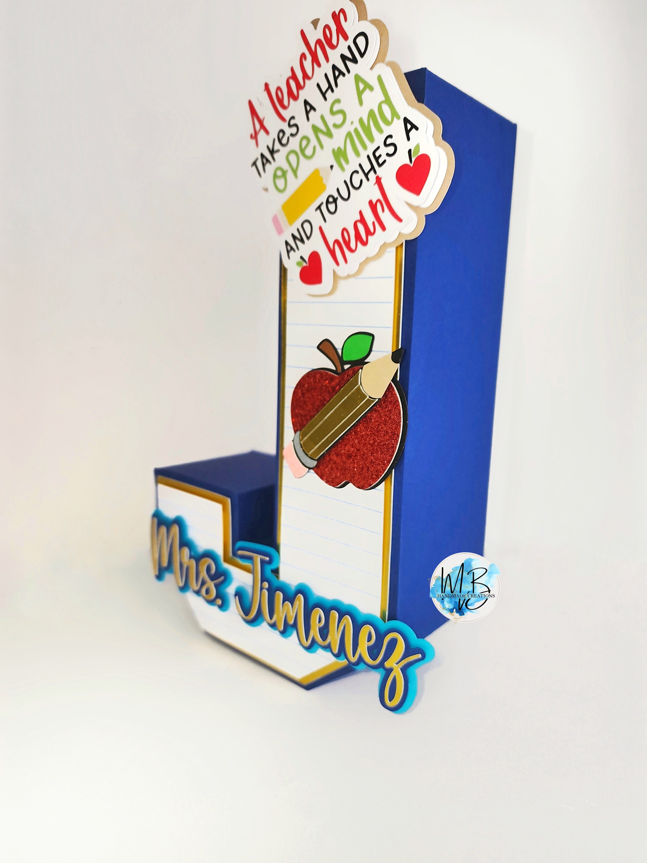Teacher 3D Letter Custom 3D Letter for Teachers Personalized - Etsy