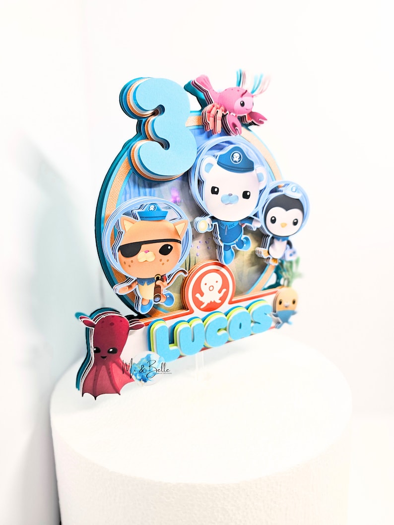 Octonauts Cake Topper, Octonauts Birthday, Octonauts Party Decoration ...