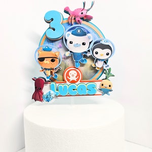 Octonauts Cake Topper, Octonauts Birthday, Octonauts Party Decoration ...