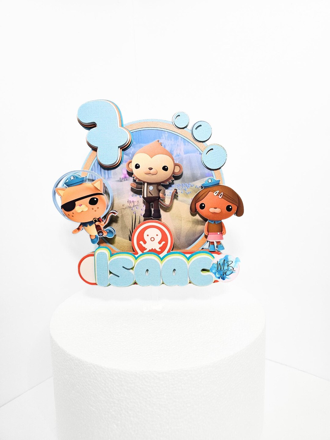 Octonauts Cake Topper, Ocean Explorer Cake Topper, 1st Birthday Boy ...