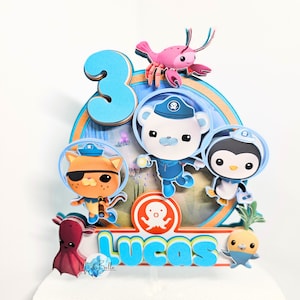 Octonauts Cake Topper, Octonauts Birthday, Octonauts Party Decoration ...