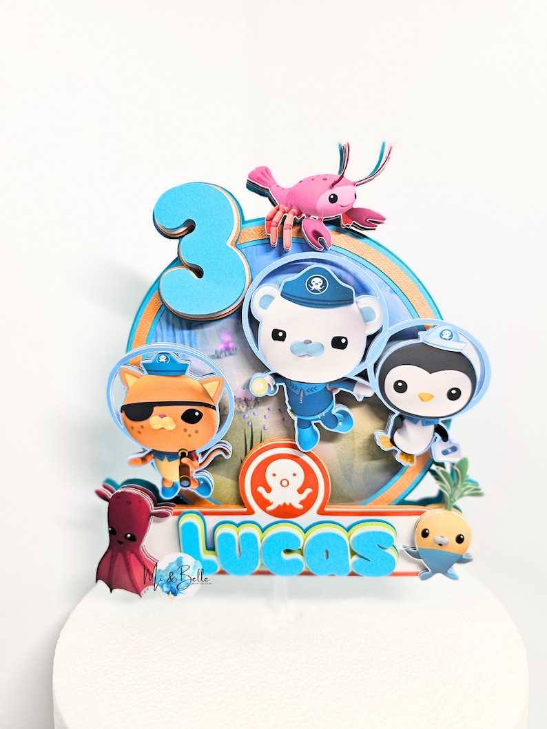Octonauts Cake Topper, Octonauts Birthday, Octonauts Party Decoration ...