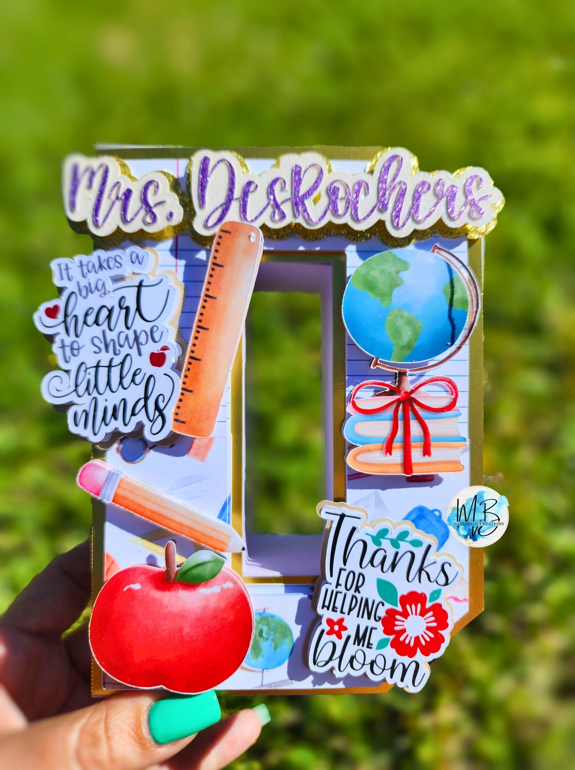 Teacher 3D Letter, Custom 3D Letter for Teachers, Teacher Appreciation ...