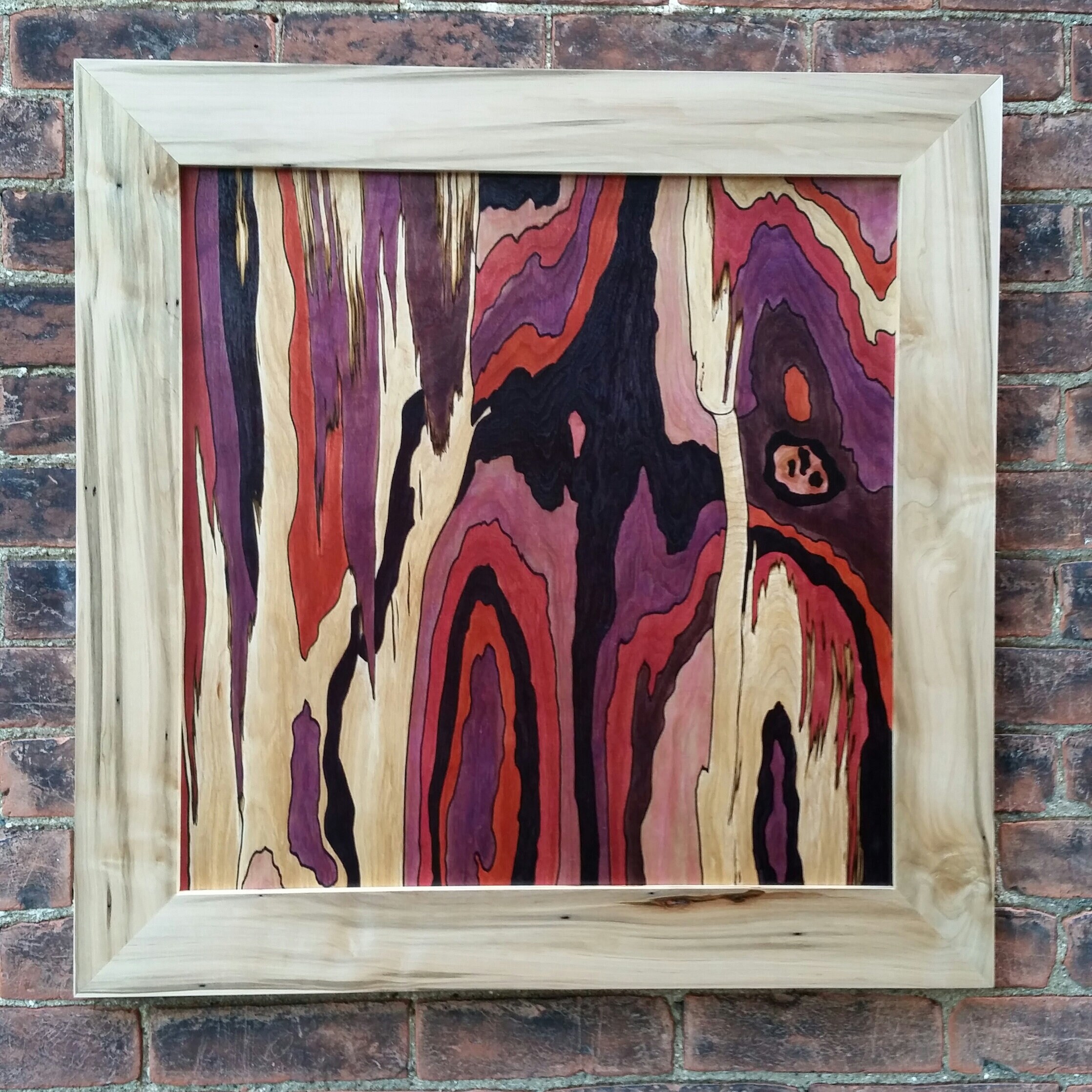 Wood Art, Wood Wall Painting, Abstract Wood Wall Art, Wood Wall Decor ...