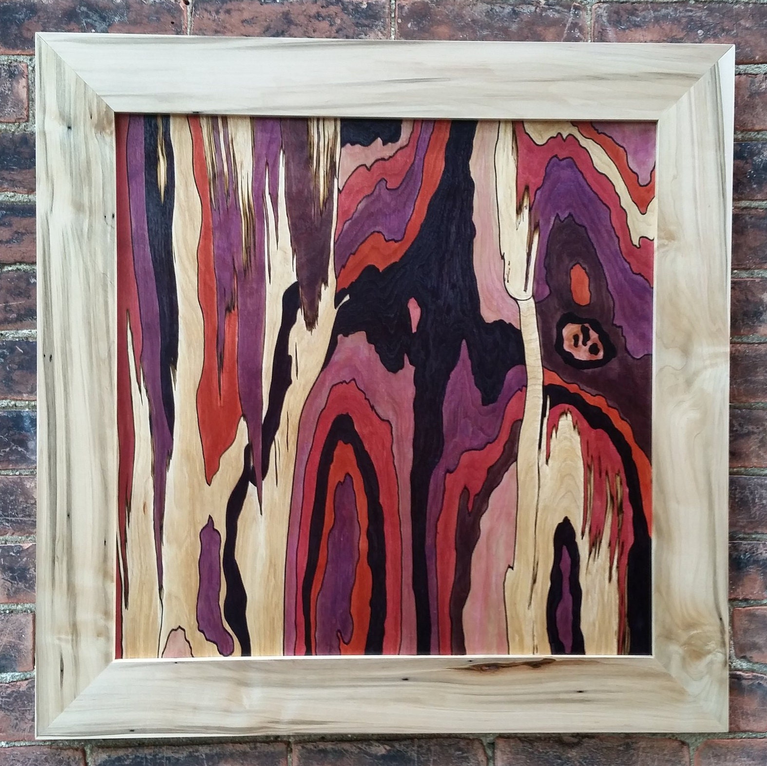 Wood Art, Wood Wall Painting, Abstract Wood Wall Art, Wood Wall Decor ...