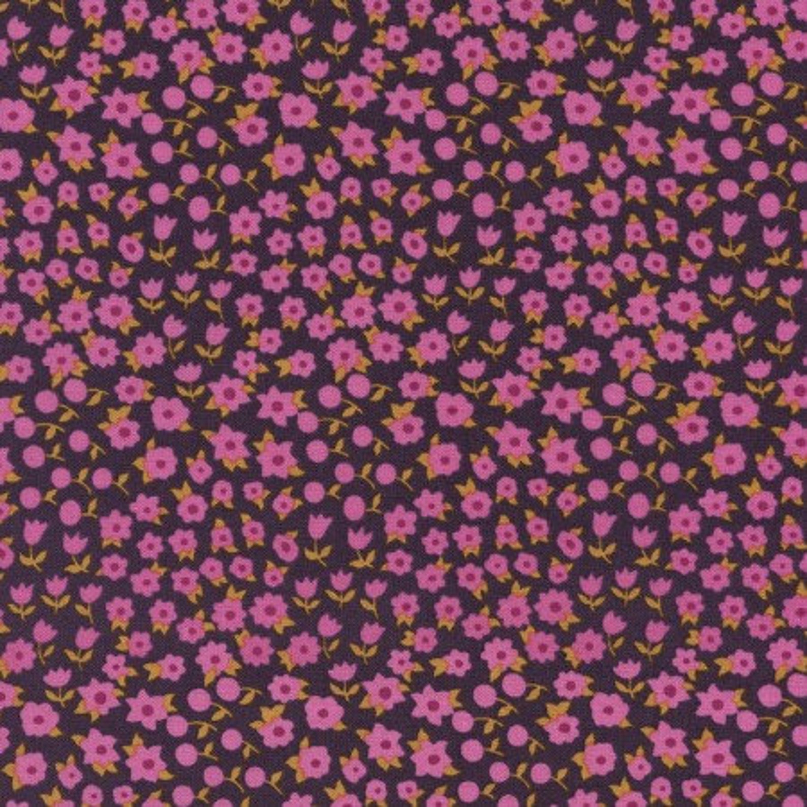 Felicity by 1/2 Yard - Flowers Timeless Treasures C4433 - Charcoal ...