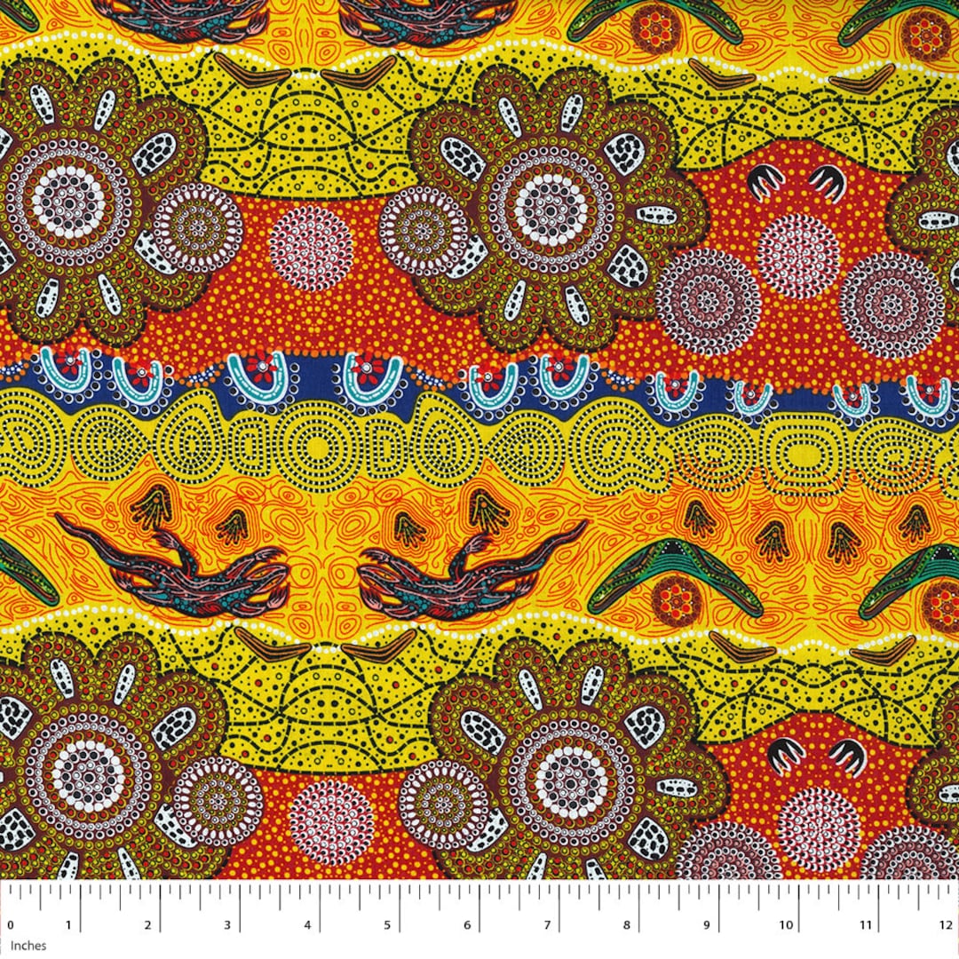Original Aboriginal Art Design Apparel Home Country Gold HCGO by Tamara ...