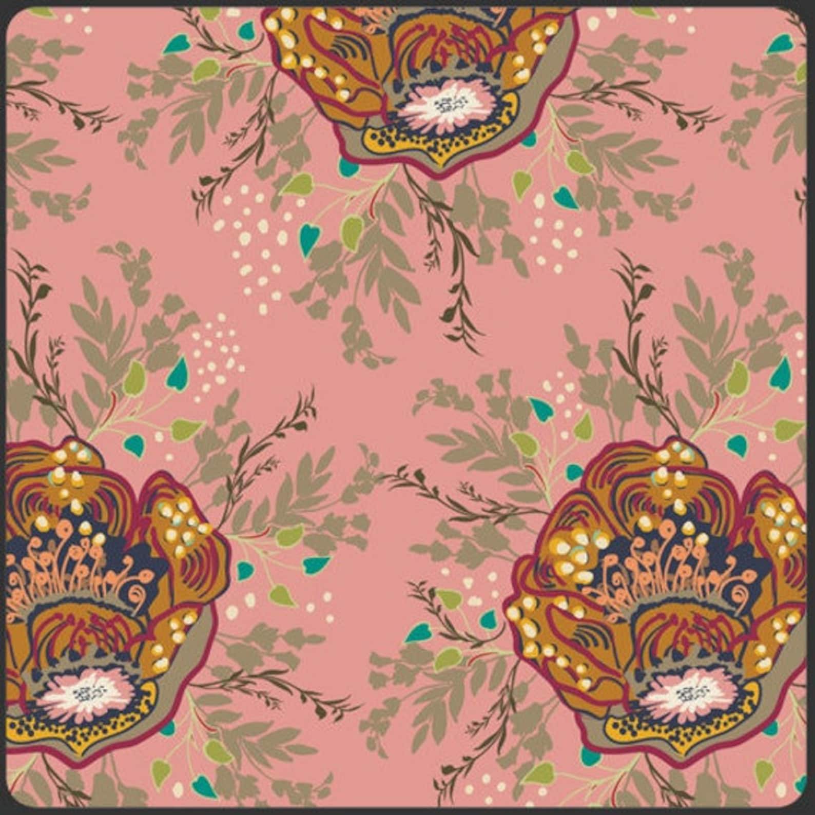 Indie by 1/2 Yard - IN 5207 Royal Nature Nectar for Art Gallery Fabrics ...