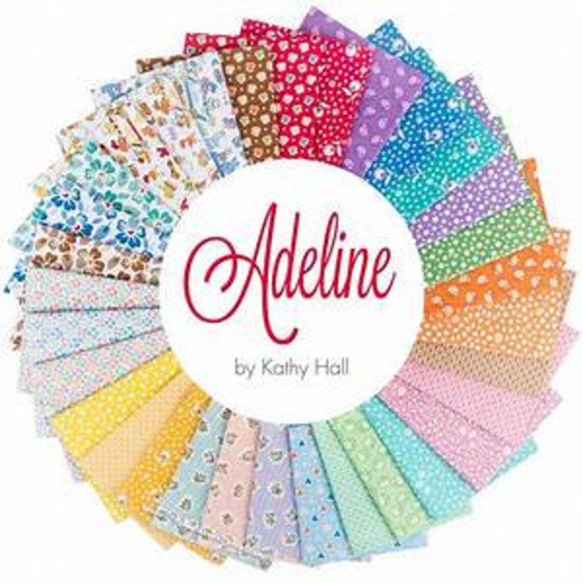 Andover Adeline Green Circles Half Yard A-8974-G by Kathy - Etsy