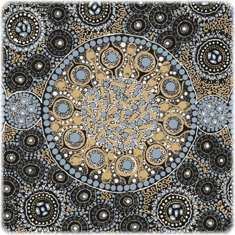 Aboriginal Linen Fabric - Etsy UK