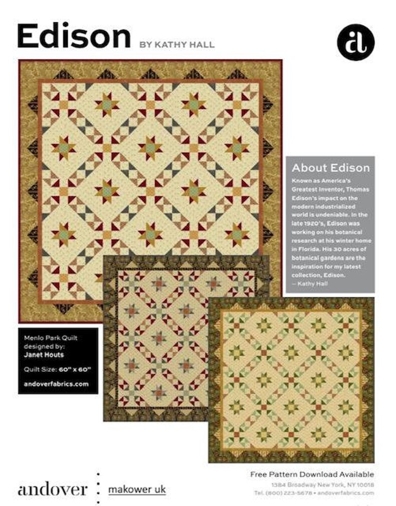 A-9144-GR Edison Red Paisley by Kathy Hall for Andover - 1920s ...