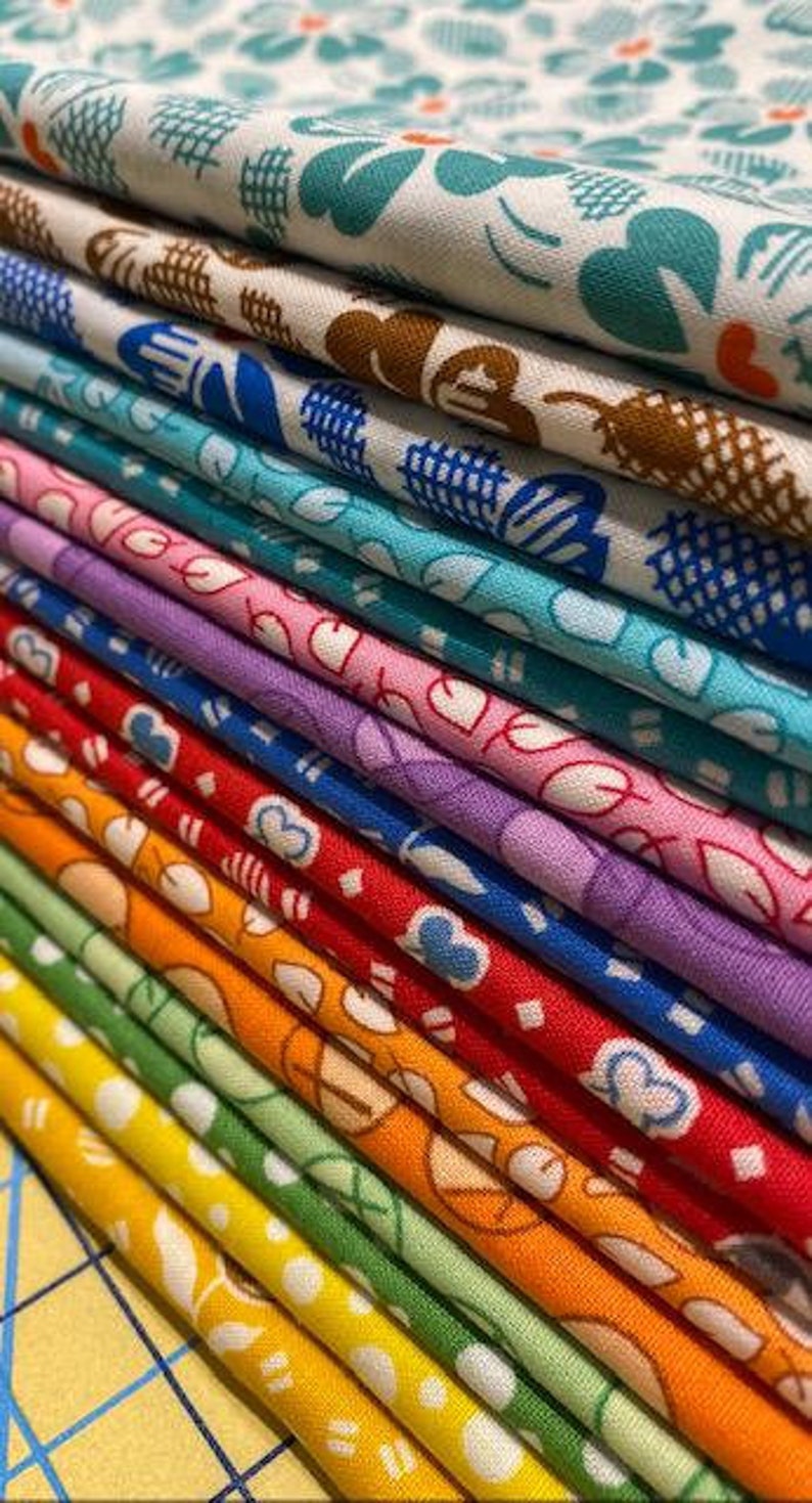 1/2 YARD BUNDLE of 16 Fabrics From Adeline Collection 1930s - Etsy