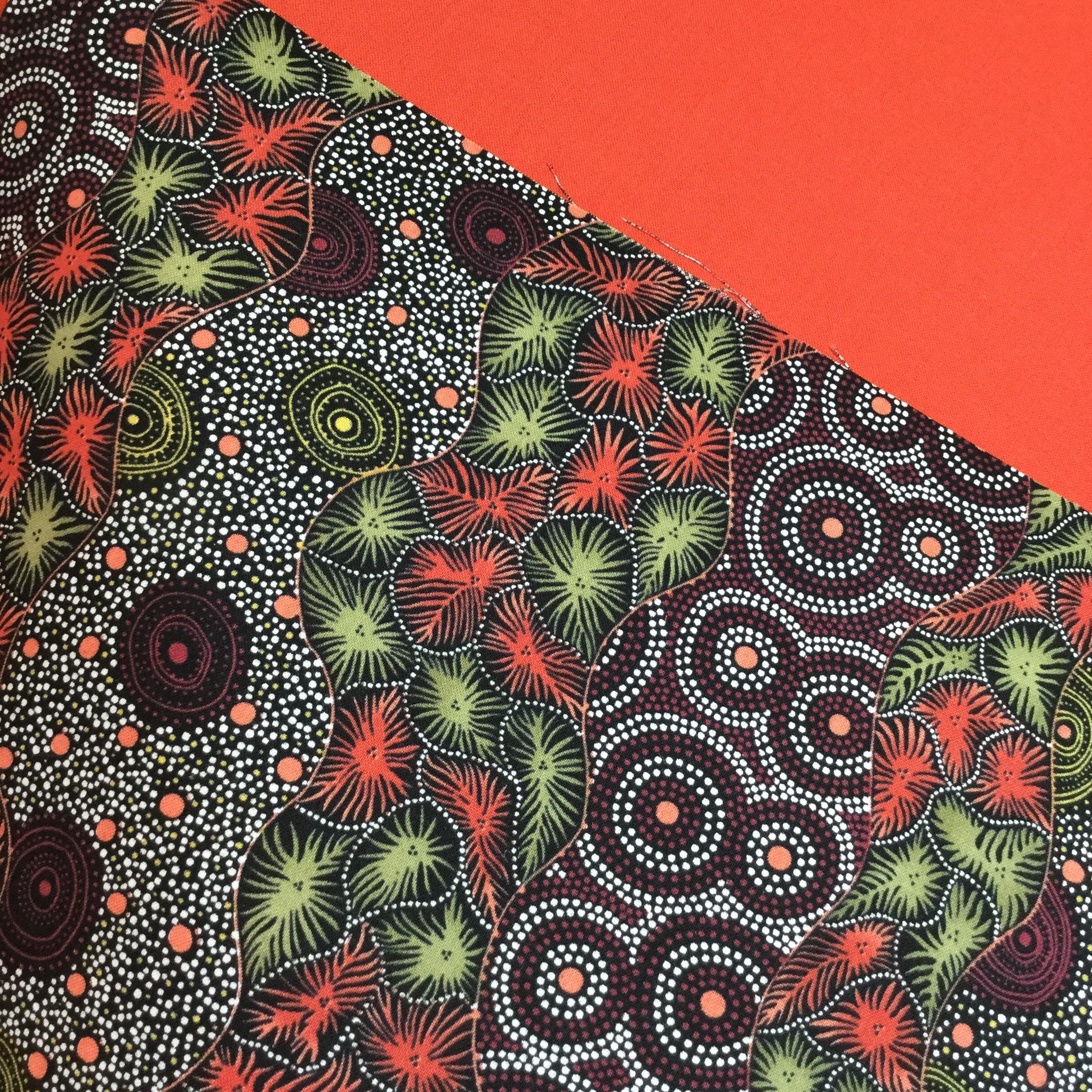 Original Aboriginal Art Design Apparel Wild Seed Waterhole Black WSWB ...