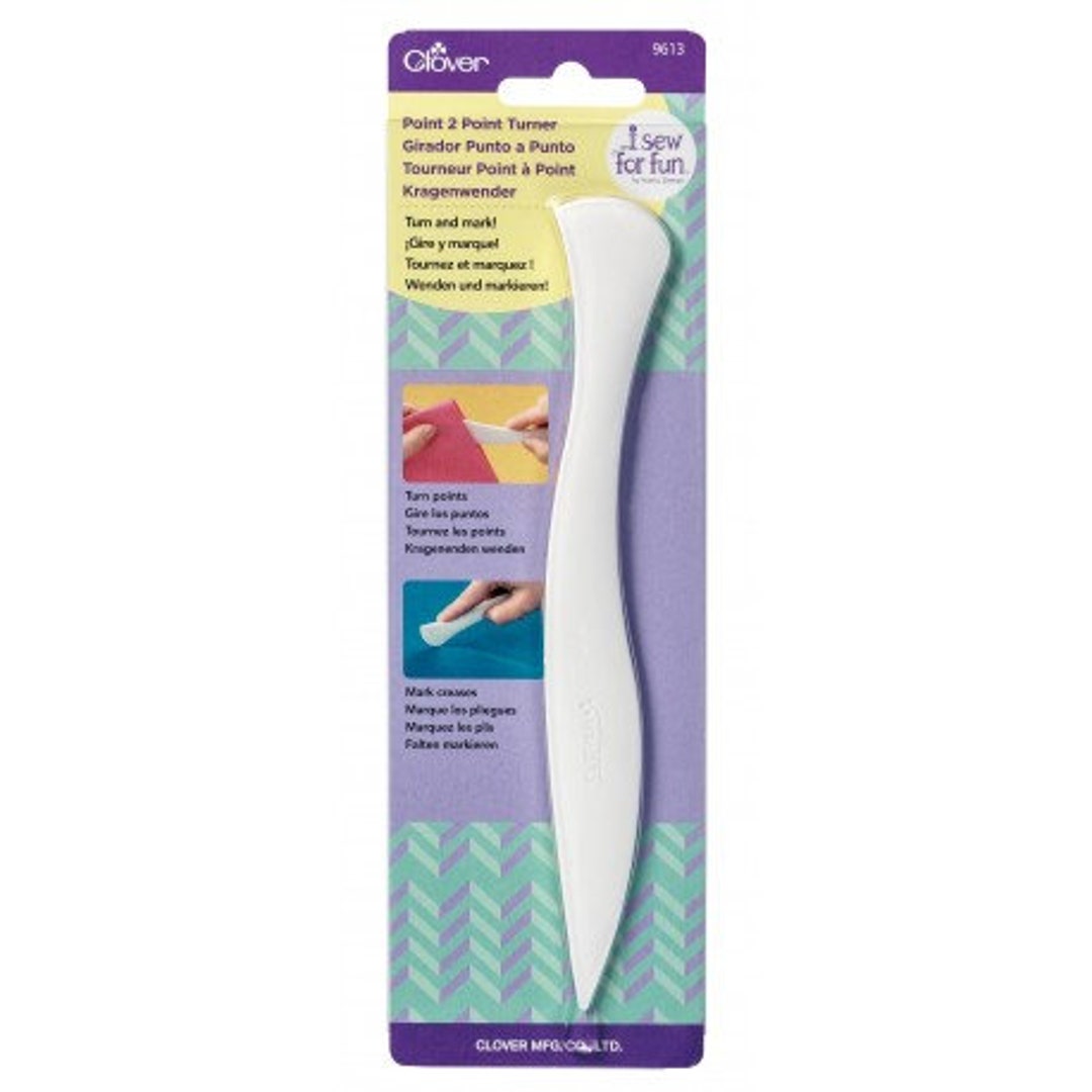 Clover I Sew for Fun Point 2 Point Turner - Turn Points, Mark Creases ...