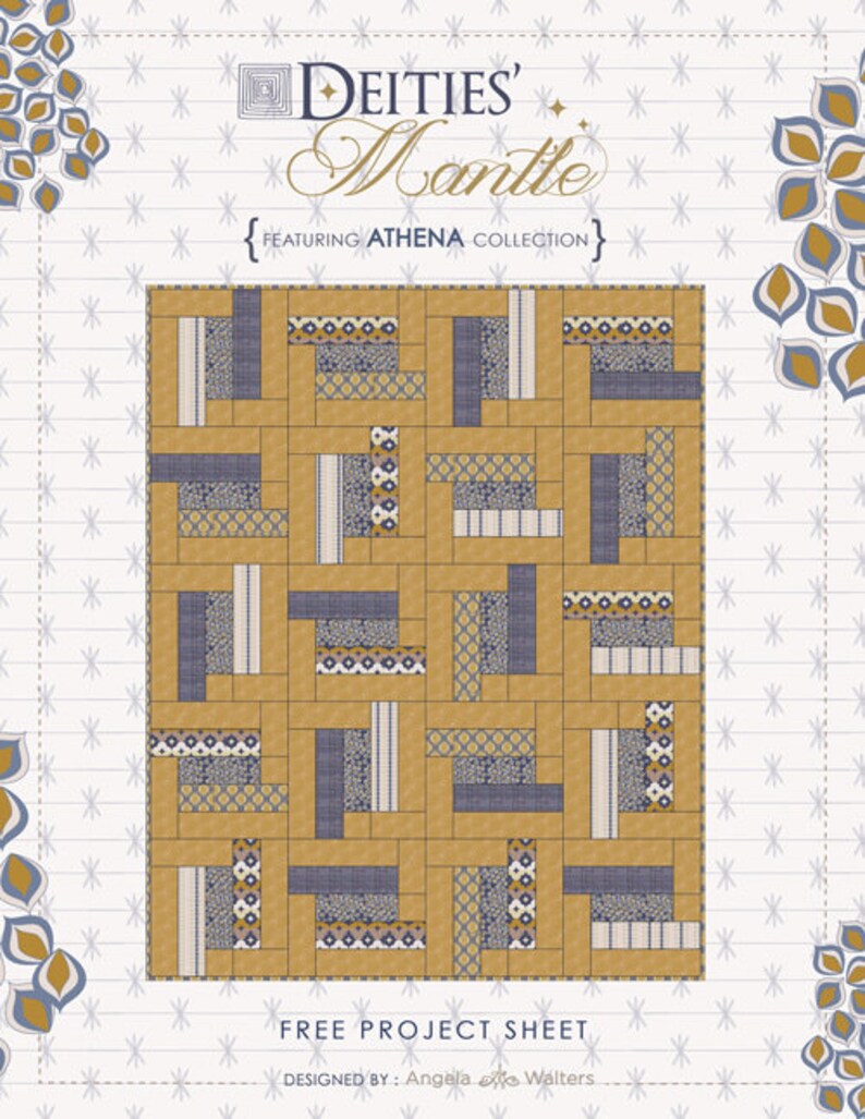 Athena by 1/2 Yard - ATH-140 Aurora Medallions Bronze - Greek - Navy ...