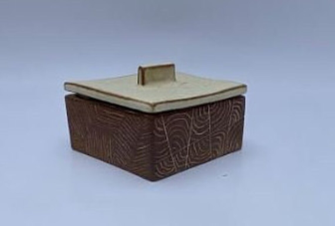 Square Ceramic Box - Etsy