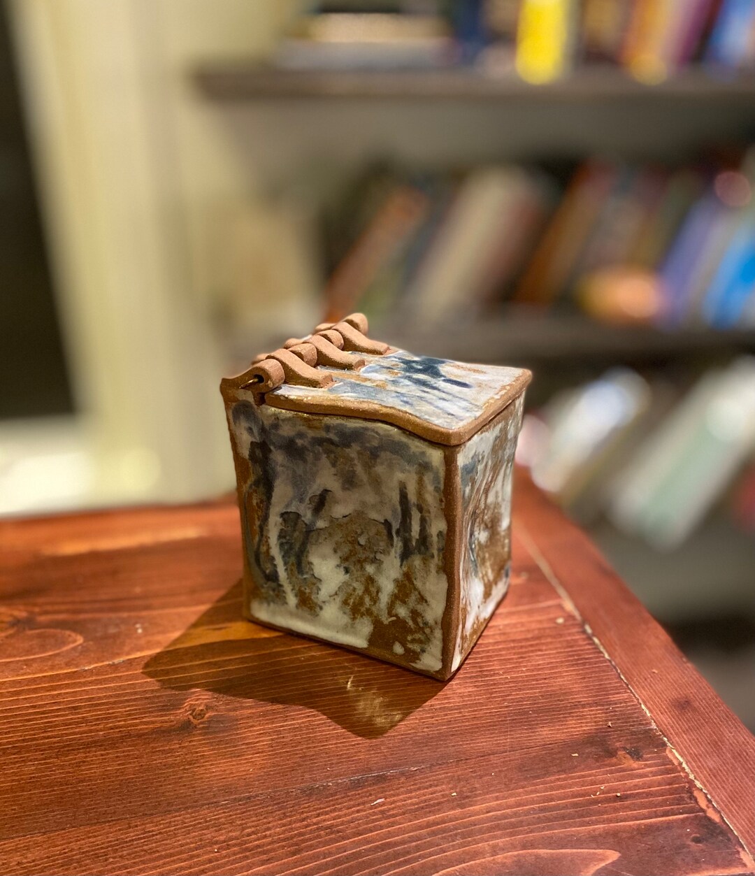 Unique Handmade Ceramic Box With Hinges - Etsy