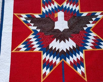 Patriotic Eagle Star Quilt PatternDIGITAL DOWNLOAD | Etsy