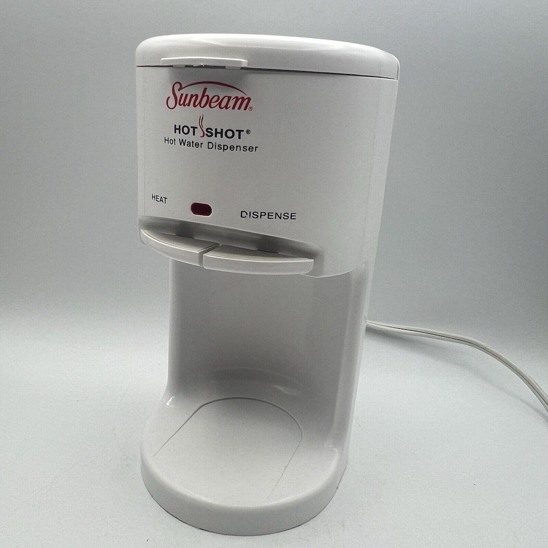 Vintage Sunbeam Hot Shot Hot Water Dispenser 3211 White Tested Working ...