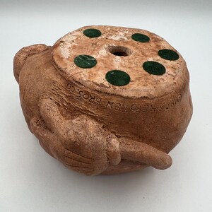 Vtg Studio Art Pottery Ugly Face Planter Clay Kersten Bros Grotesque ...