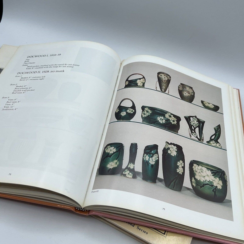 Set 2 Roseville Pottery Identification Price Guide Sharon Bob - Etsy