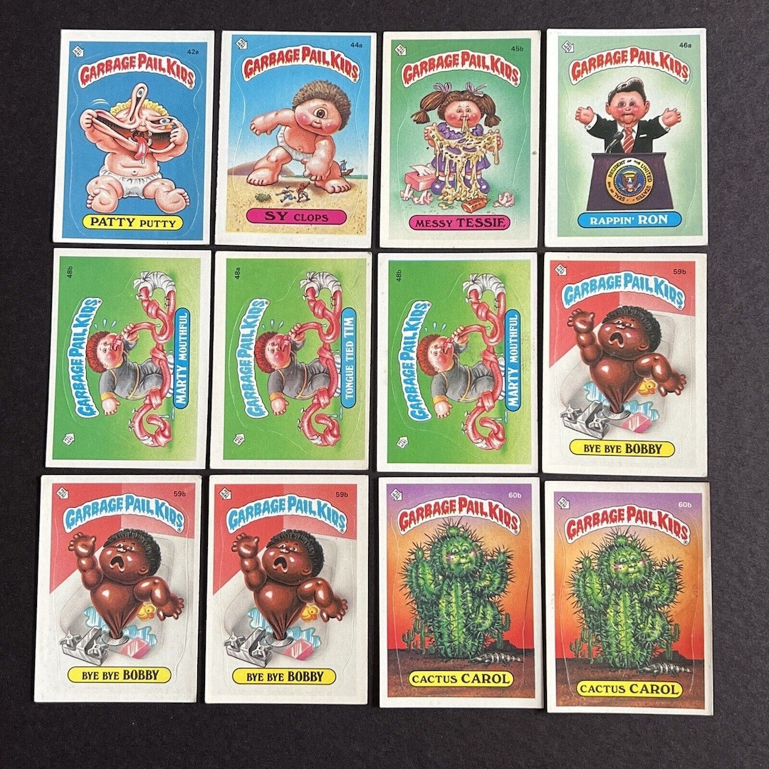 16 Card Set 1985 Garbage Pail Kids Series 2 Excellent Messy Tessie - Etsy