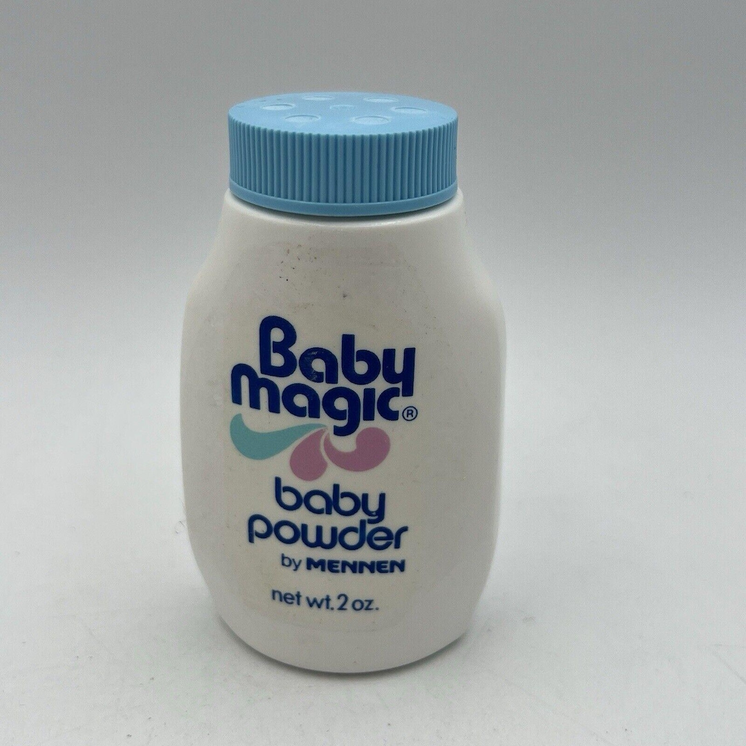 Vintage Baby Magic BABY POWDER by MENNEN 2 Oz Full Talc 70s 80s ...