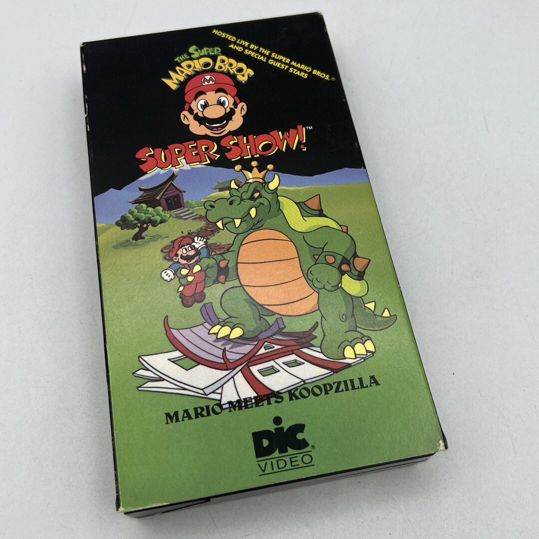 Super Mario Bros Super Show Mario Meets Koopzilla Cartoon VHS 1989 - Etsy