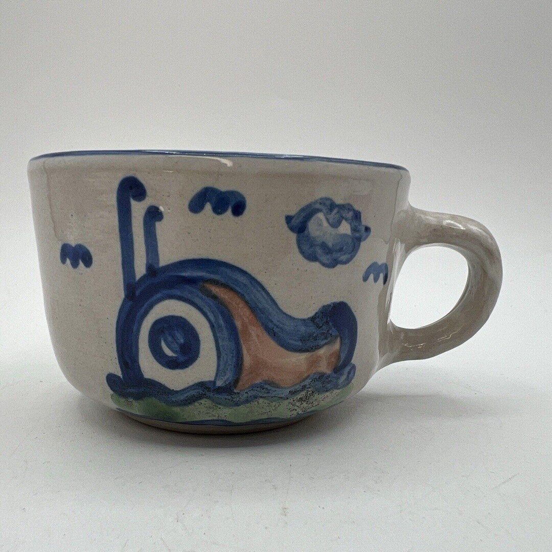 Vintage M A Hadley Low Tide Whale Coffee Tea Cup Nautical Beach Blue ...