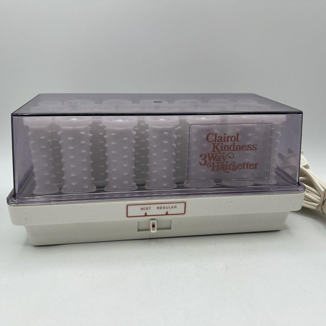 Vintage Clairol Kindness 3 Way Hot Hairsetter Rollers K-420 Denmark ...