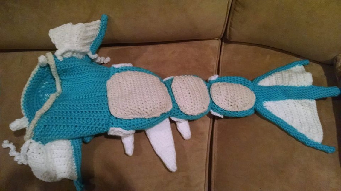 Crochet Gyarados Pokemon Hat - Etsy