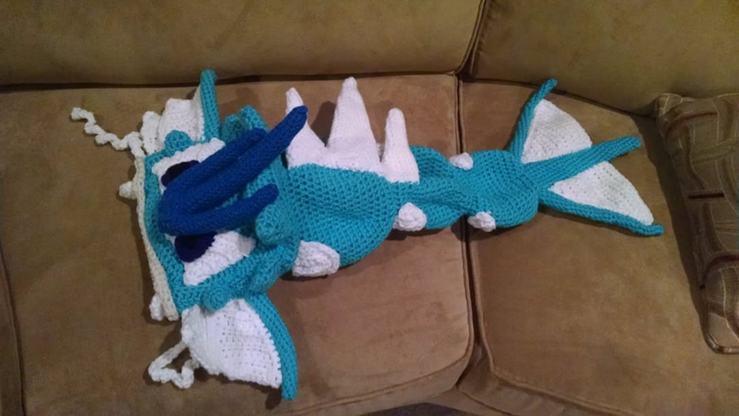 Crochet Gyarados Pokemon Hat - Etsy