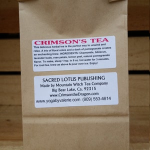 Crimson Tea With Natural Pomegranate - Etsy