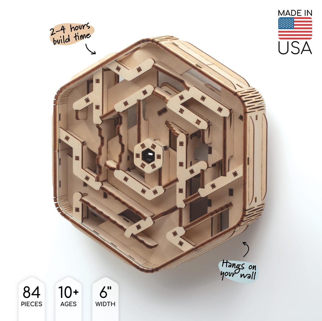 Intrism Icon 3D Marble Maze Assembly Kit - Etsy