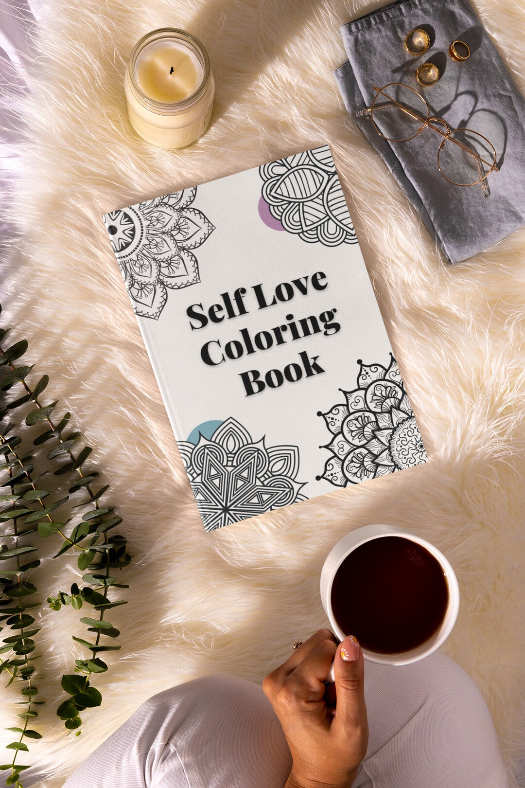 Self Love Mandala Positive Affirmation Adult Coloring Book - Etsy