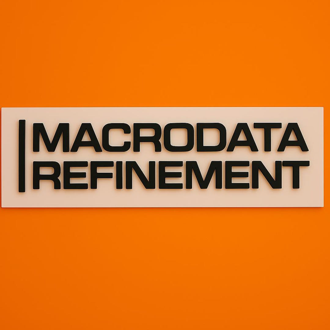 Macrodata Refinement 3D Printed Sign Inspired by Severance TV Show ...