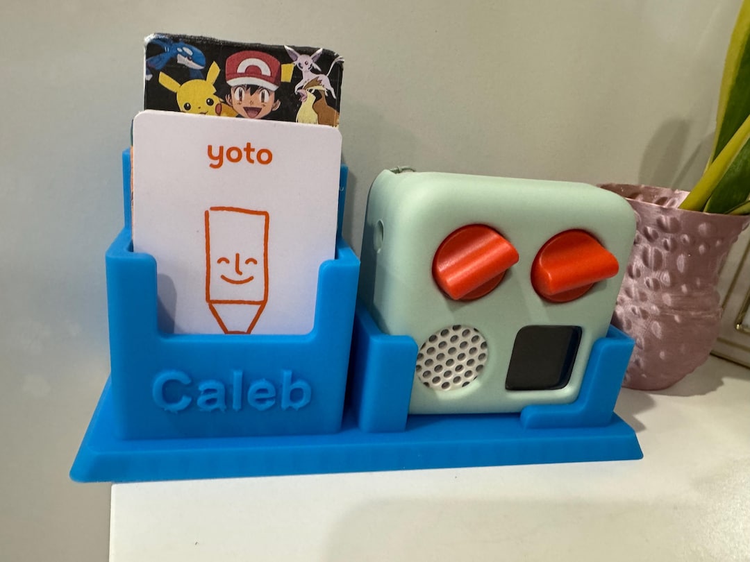 Personalized Yoto Mini Charging Dock and Card Holder | 3D Printed Stand ...