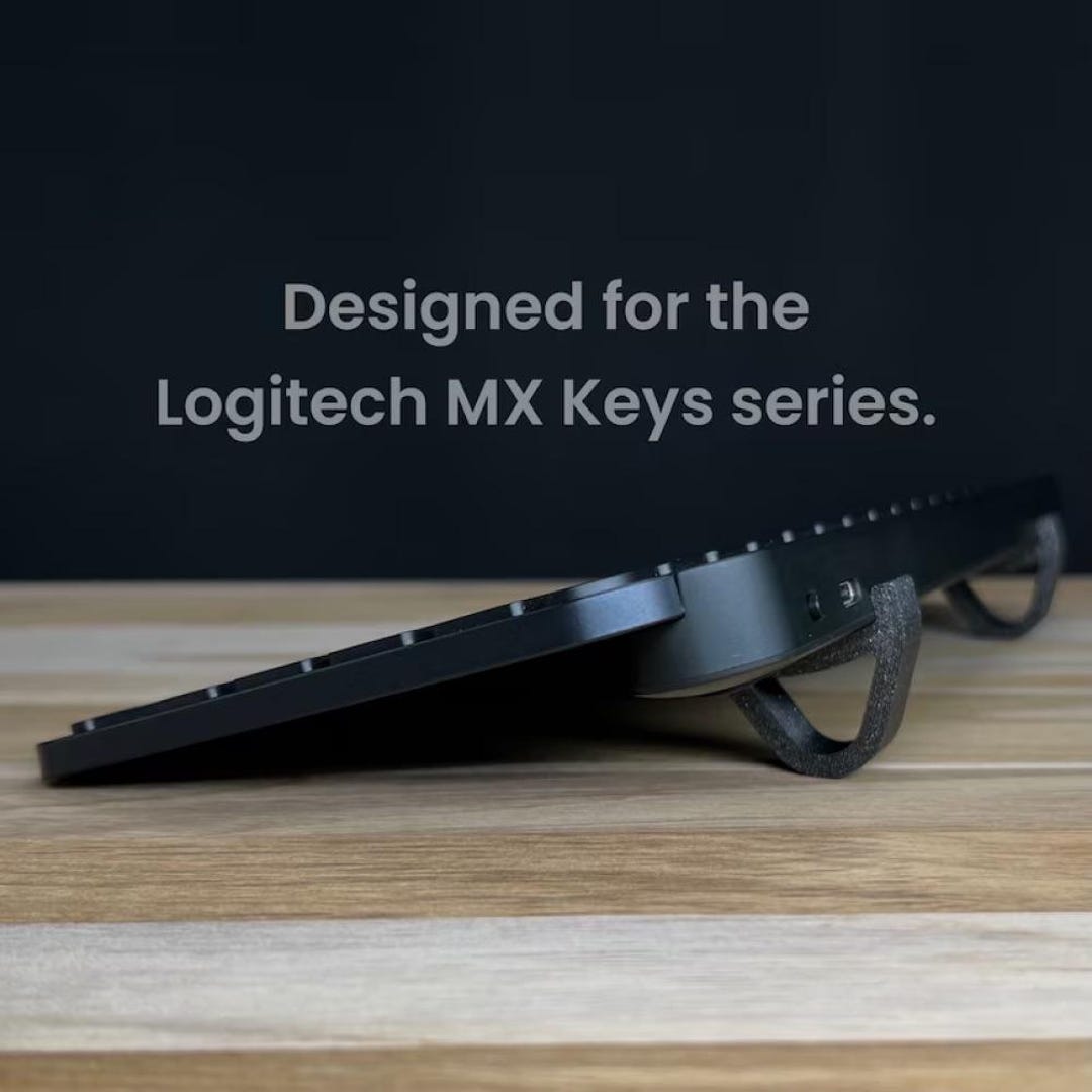 3D Printed Ergonomic Keyboard Riser Feet for Logitech MX Keys - Etsy