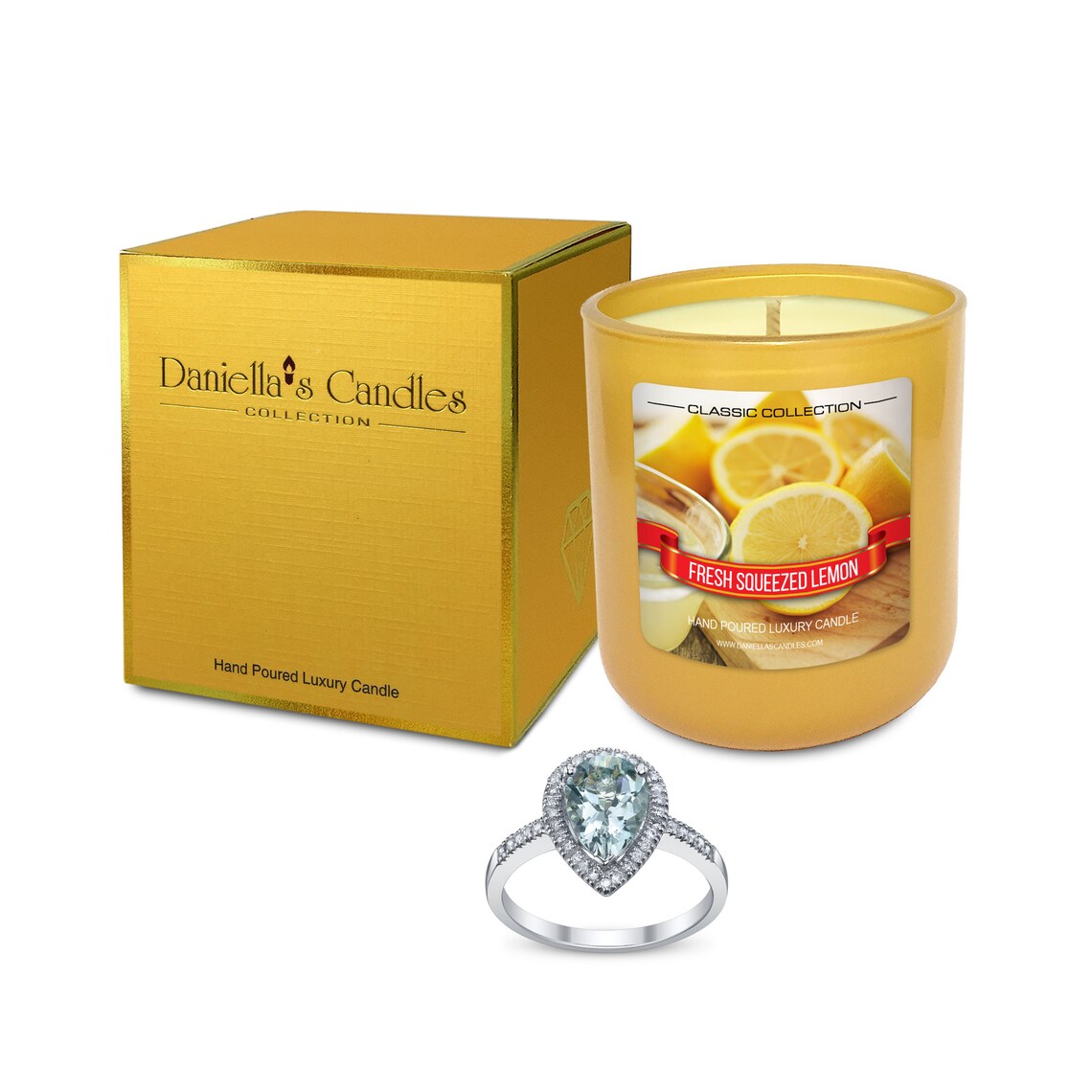 Fresh Squeezed Lemon Jewelry Candle by Daniella's Candles | Etsy